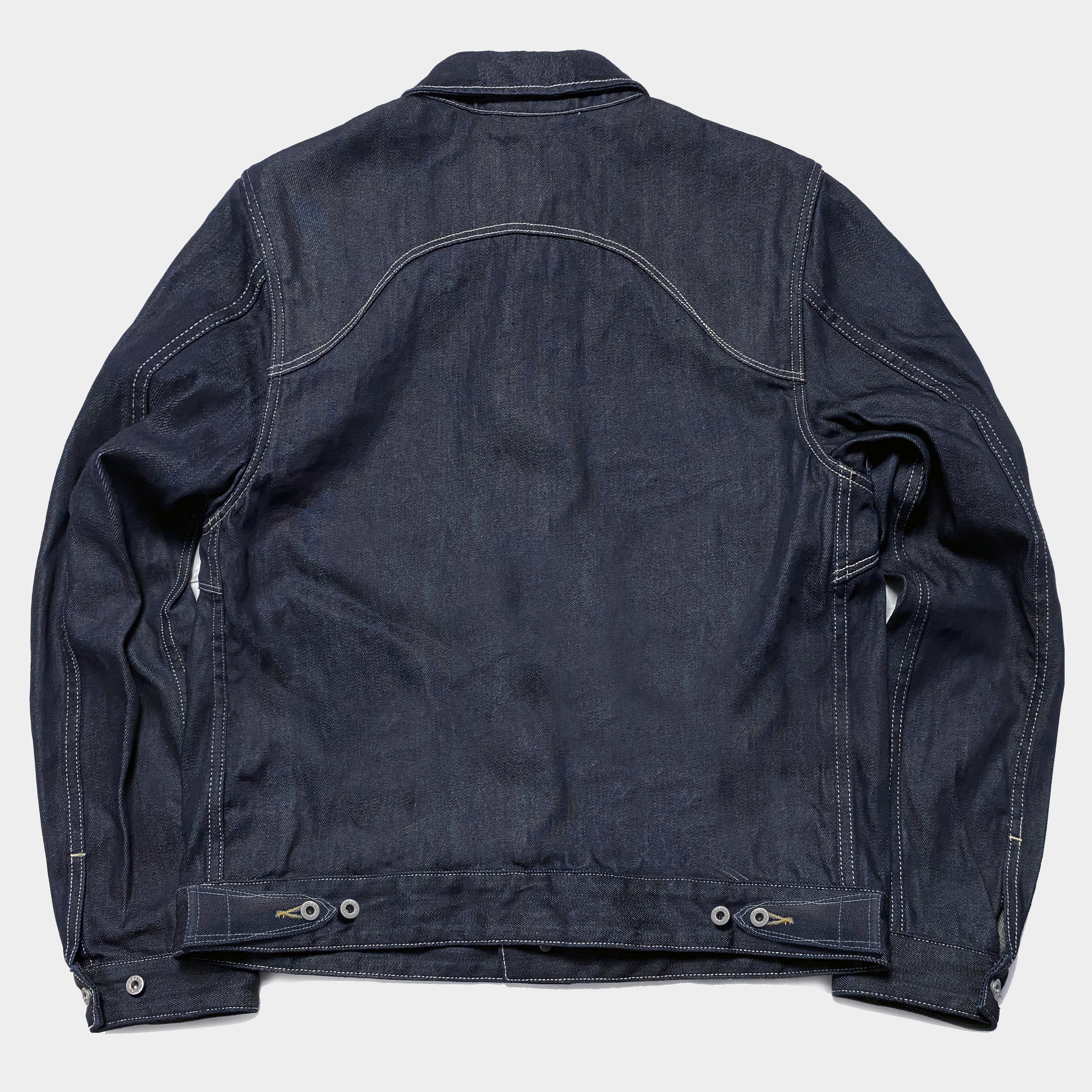 DDL 327-TYLER LUCKY-DT4 REGULAR FIT TYPE 4 KAIHARA MILLS DENIM JACKET ...